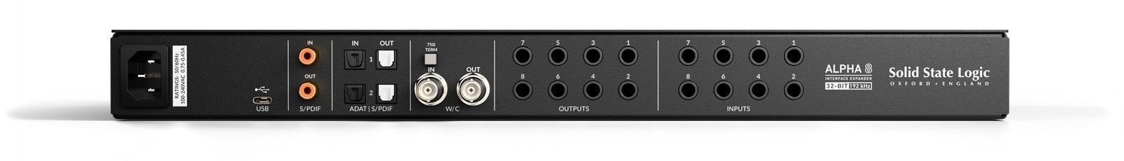 SSL Alpha 8: interfaz de audio USB-C y convertidor ADAT en la misma unidad | Hispasonic